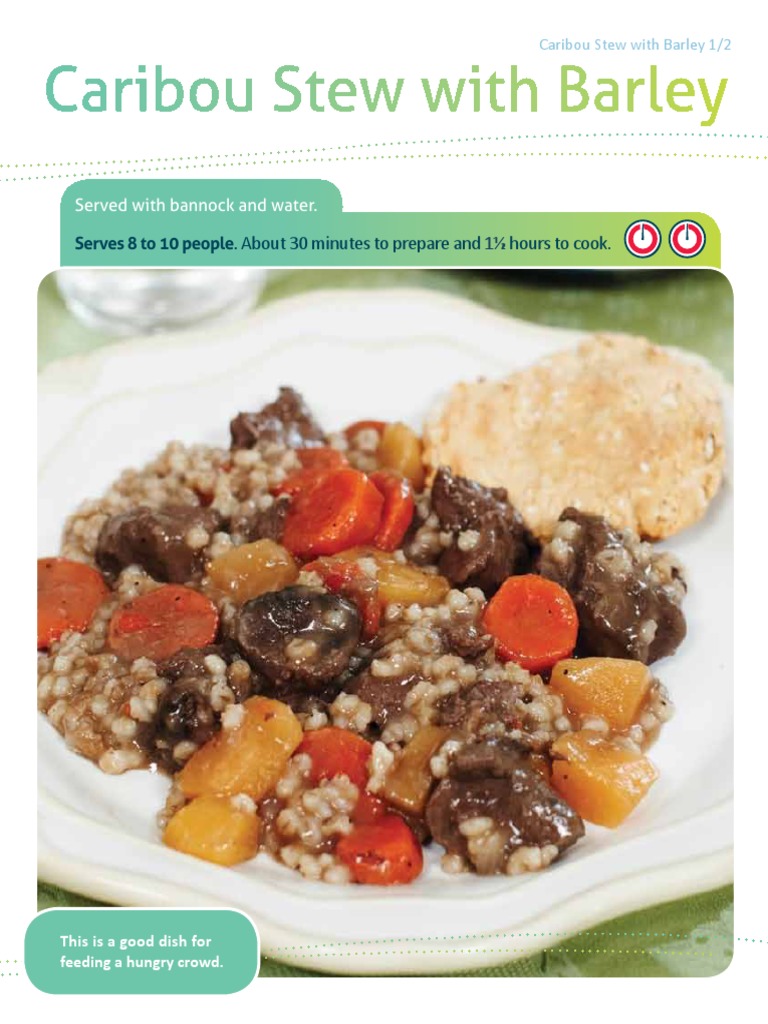 Caribou Stew Recipe | PDF | Stew | Chili Pepper