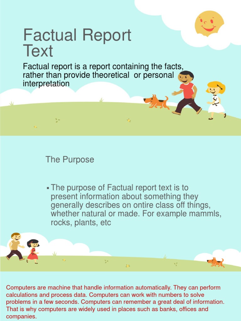 Factual Report | PDF | Computers