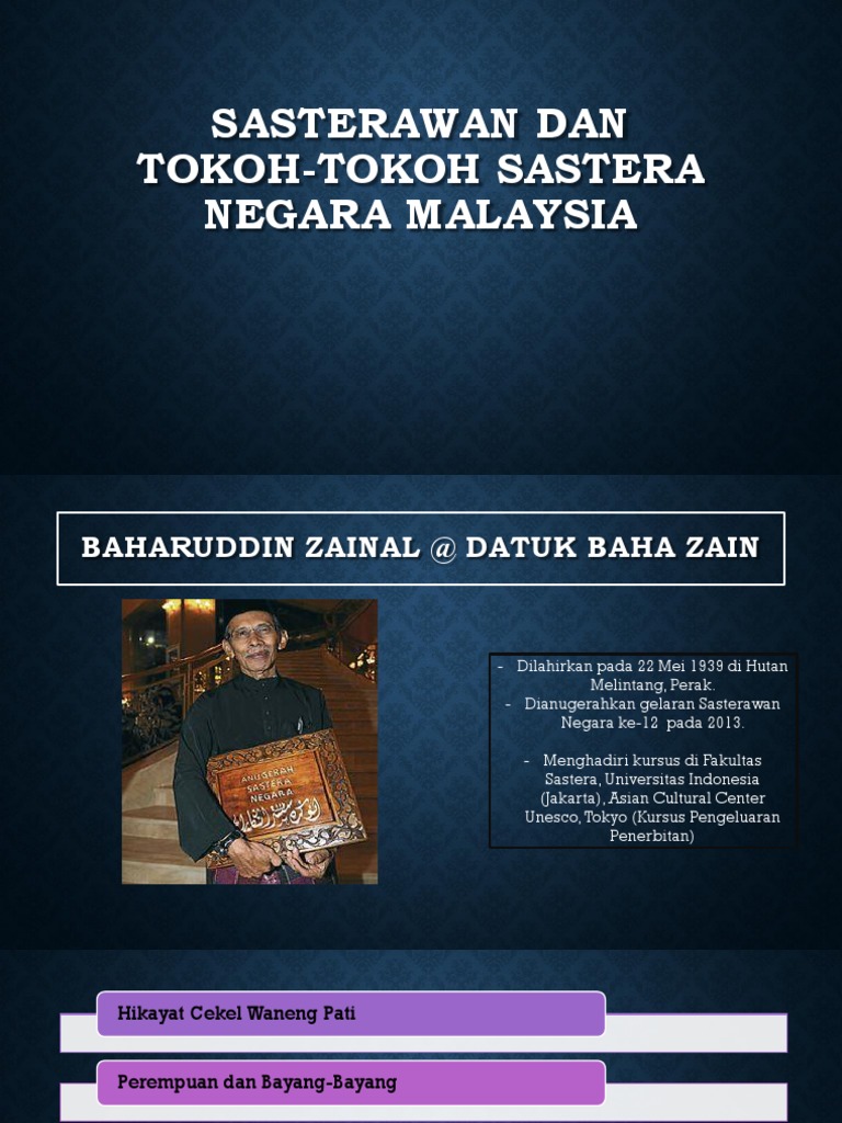 Tokoh-Tokoh Sastera | PDF
