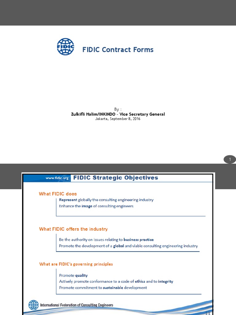 FIDIC Contract Form | PDF