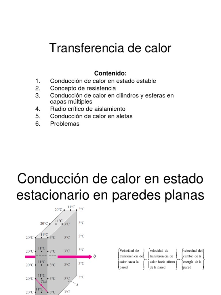 CAPÍTULO 3 - Conducción | PDF | Fenómenos científicos | Fenomeno fisico