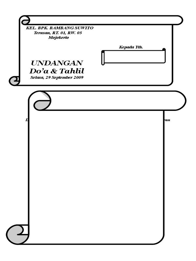 Undangan Pendak Pindo | PDF | Agama & Spiritualitas