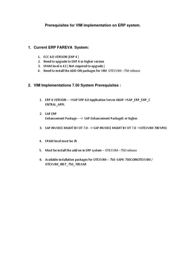 Open Text VIM Implementation Guide | PDF
