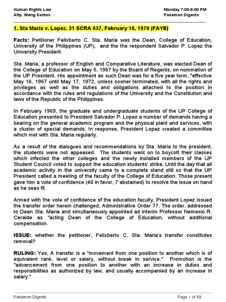 Human Rights Law | PDF | Due Process Clause | Extradition