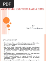 HUF Declaration by Karta and Coparceners | PDF