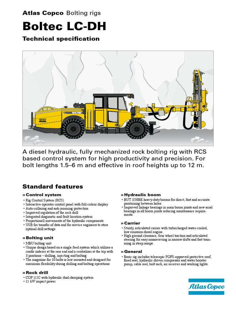 Boltec LC DH | PDF | Drilling Rig | Pump