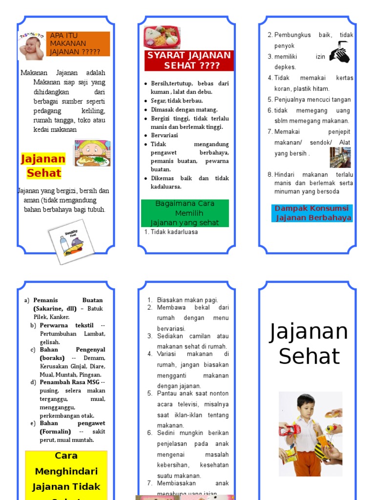 Leaflet Jajanan Sehat Pdf
