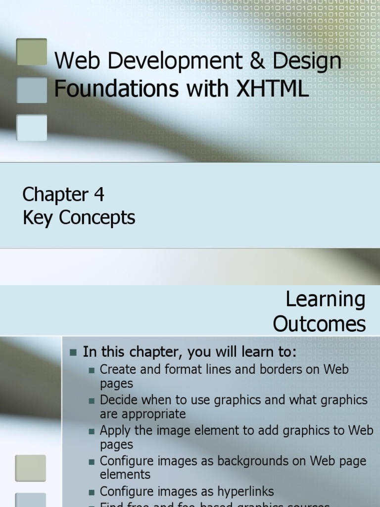 Web Development & Design Foundations With XHTML: Key Concepts | PDF | Cascading Style Sheets ...