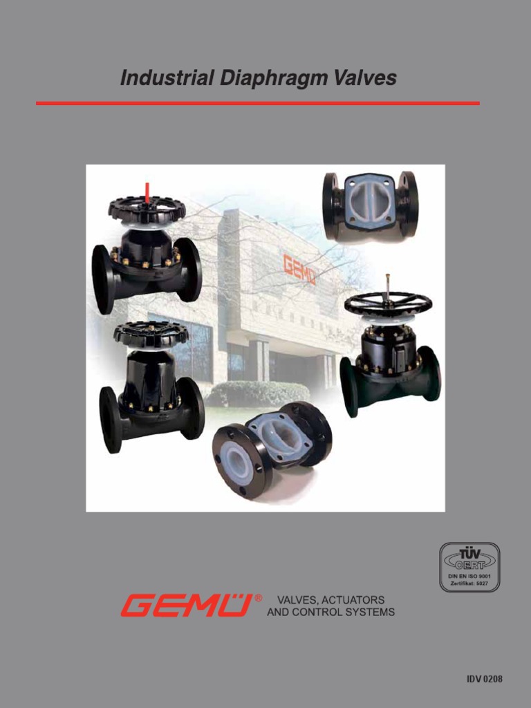 GEMU IDV Catalog Lr2008 | PDF | Fluorine | Valve