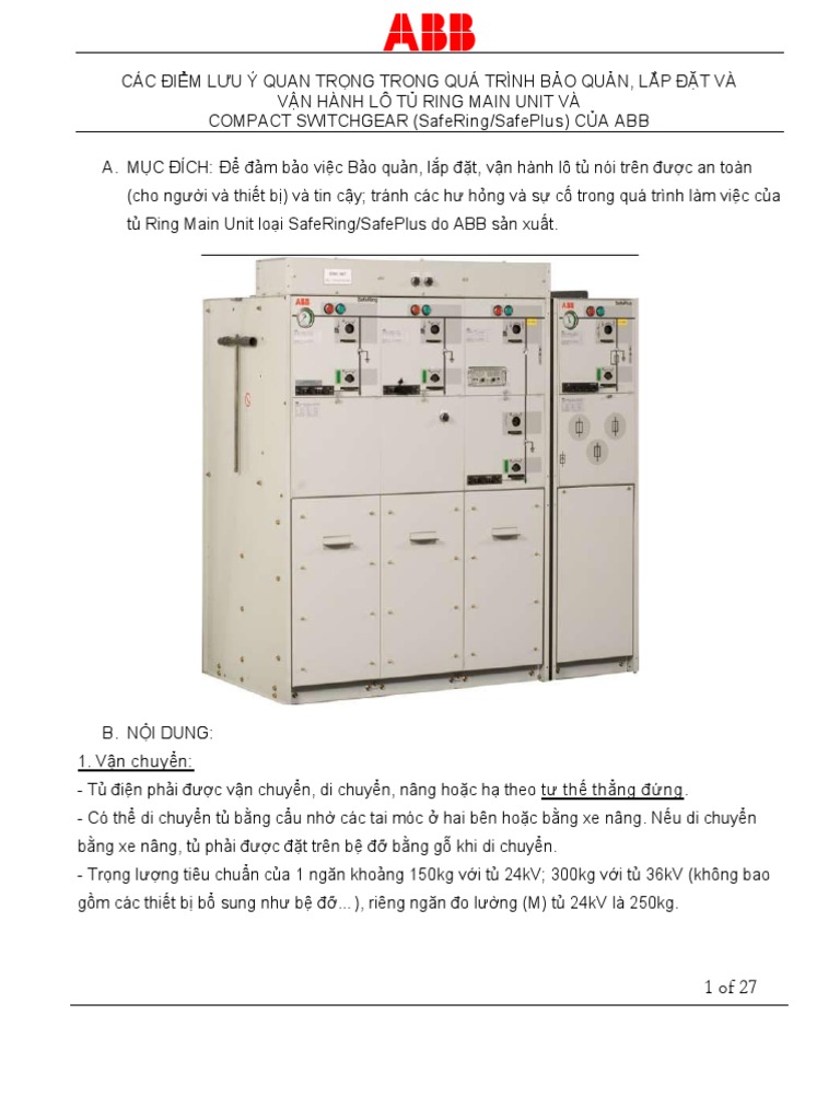 HDLD Van Hanh - Safering - Safeplus Abb Rev 1.0 - VN | PDF