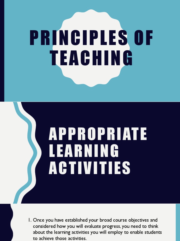 Principles of Teaching Powerpoint Presentation Polytechnic University ...