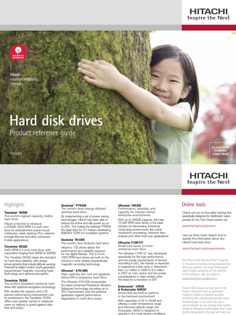 Hard Disk Drives: Product Reference Guide | PDF | Hard Disk Drive ...