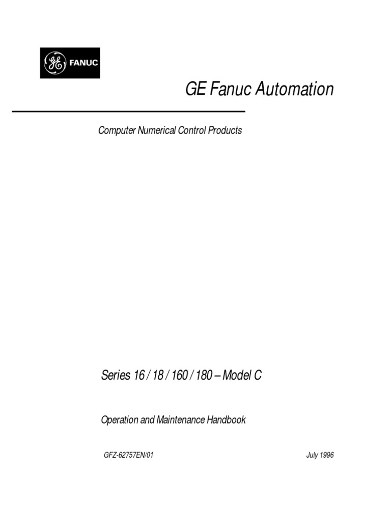 CNC Fanuc Operation Maintenance Handbook PDF | PDF | Battery (Electricity) | Numerical Control