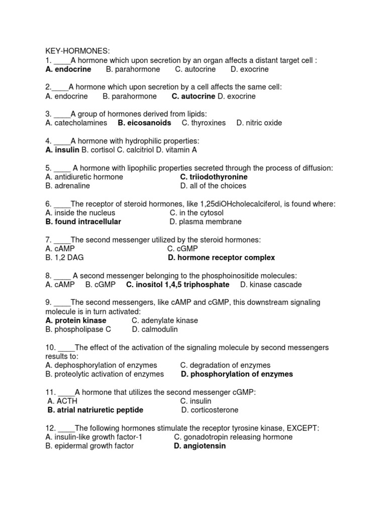 Key Hormones Brain Metabceu2018 | PDF | Hormone | Adenosine Triphosphate