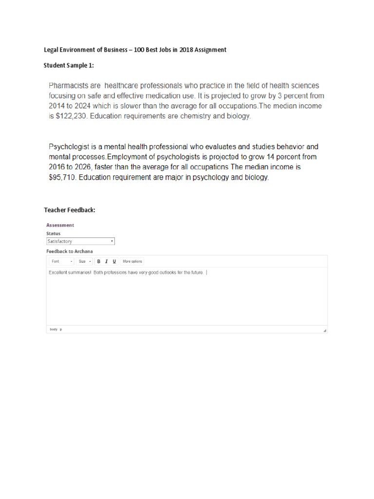 100 Best Jobs Sample 1 | PDF