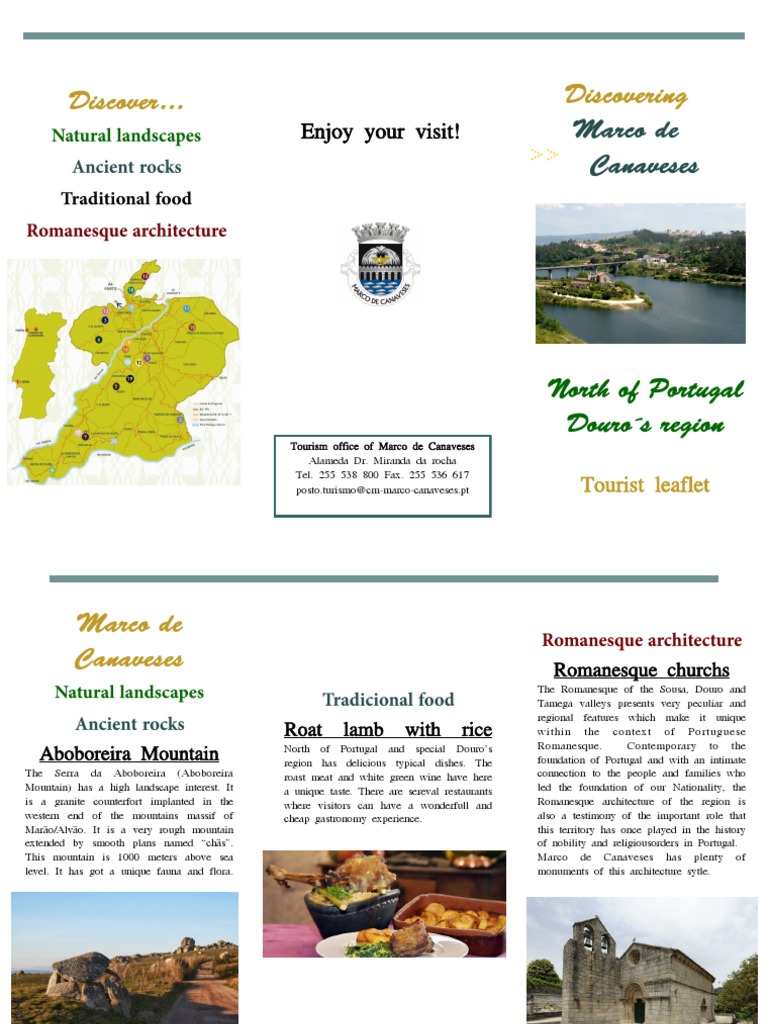 Enjoy Your Visit!: Tourist Leaflet | PDF
