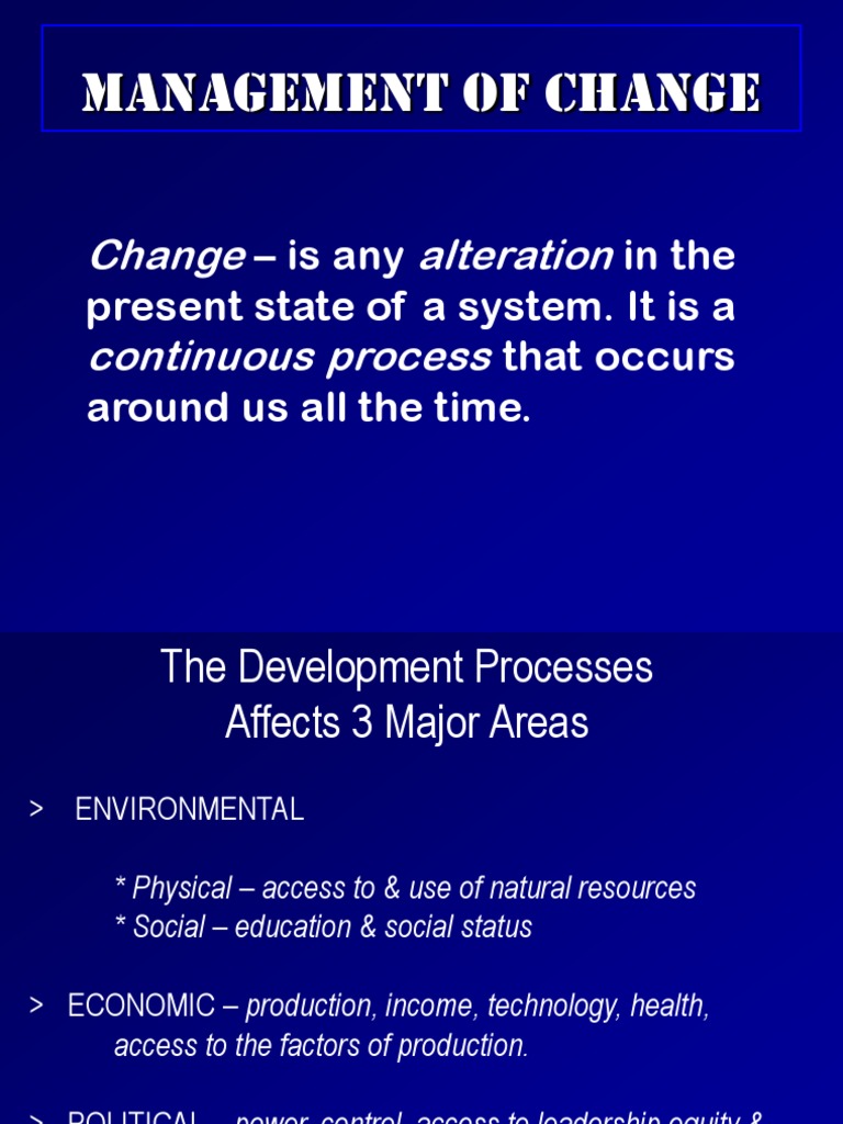 Managing Organizational Change: A Comprehensive Review of the Key ...