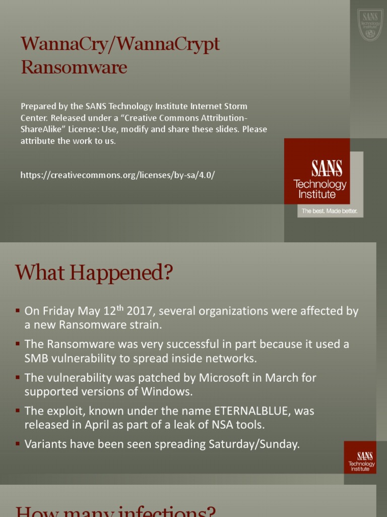 Wanna Cry | PDF | Ransomware | Malware