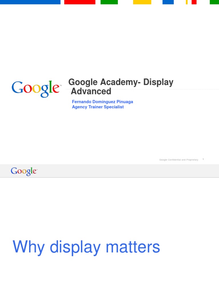 Google Display Network Overview and Strategies | PDF | Search Engine ...