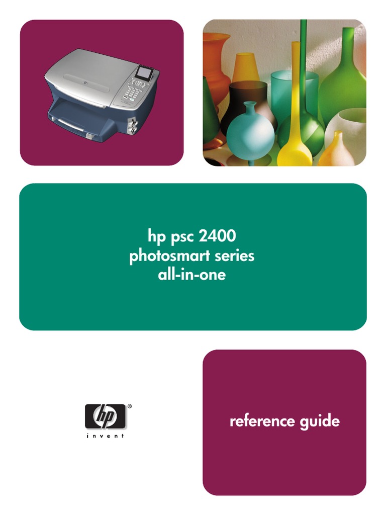 HP PSC 2410 Printer Manual | PDF | Icon (Computing) | Hewlett Packard