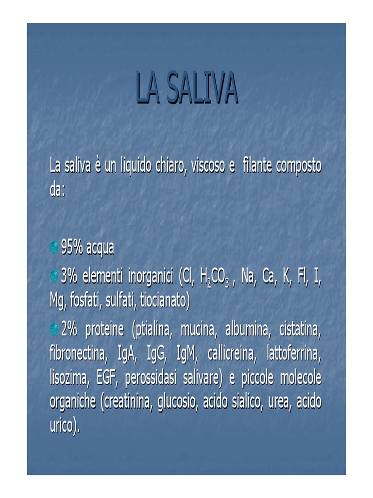 La Saliva | PDF