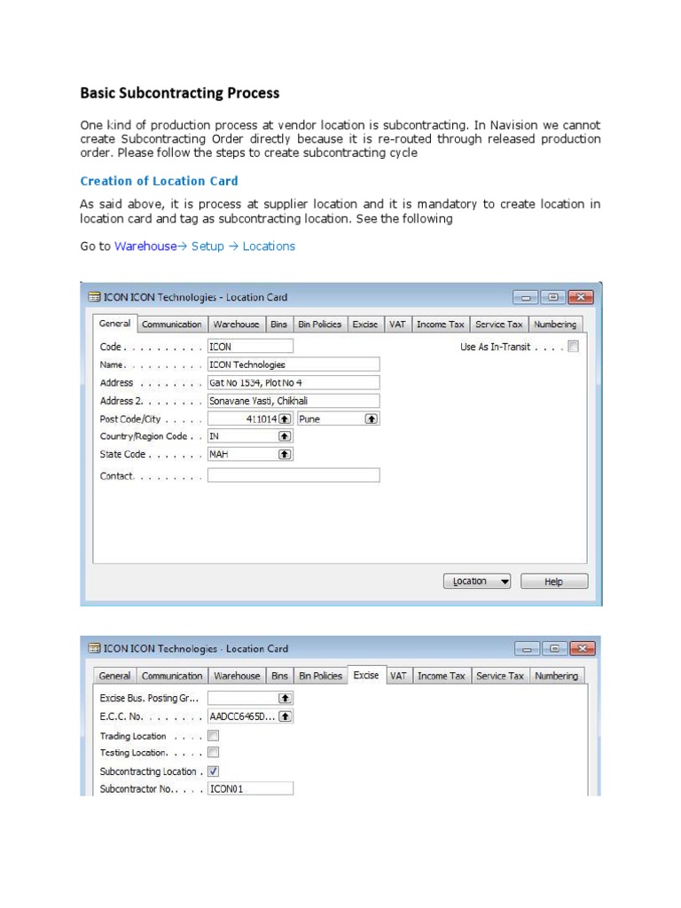 Basic Subcontracting Process | PDF | Business | Computing
