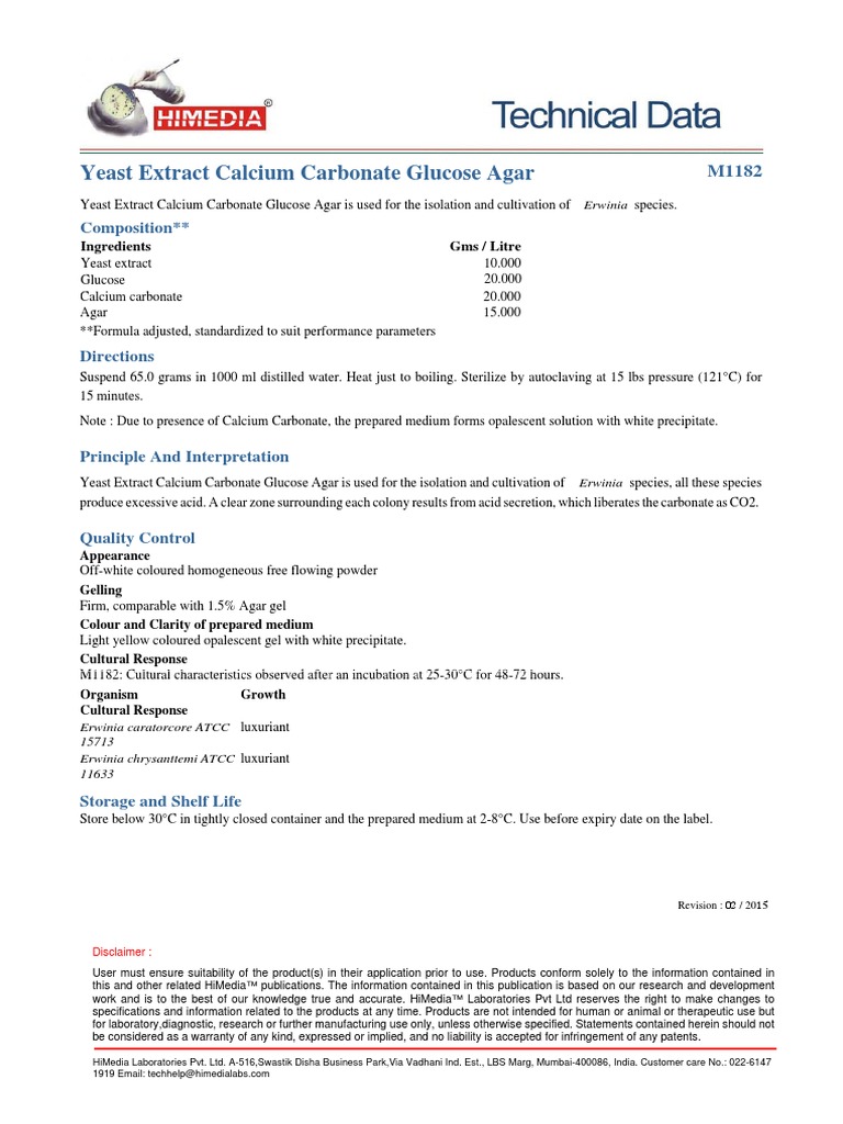 YGCA | PDF | Agar | Yeast