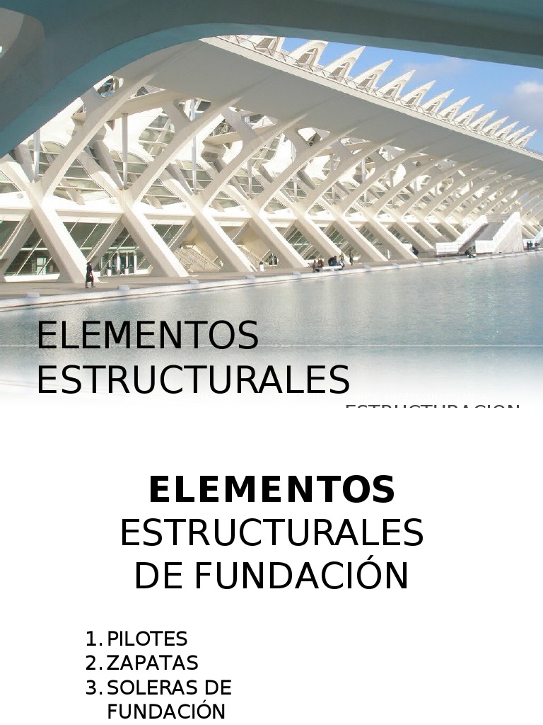 Elementos Estructurales | PDF | Fundación (Ingeniería) | Bóveda ...