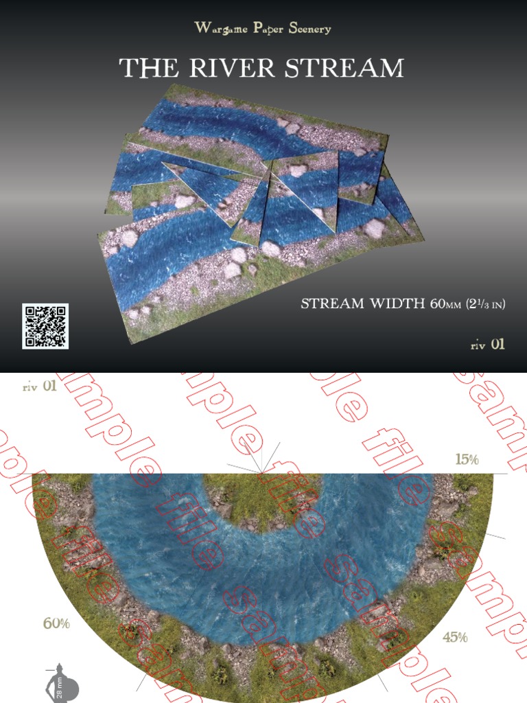 The River Stream: Wargame Paper Scenery | PDF
