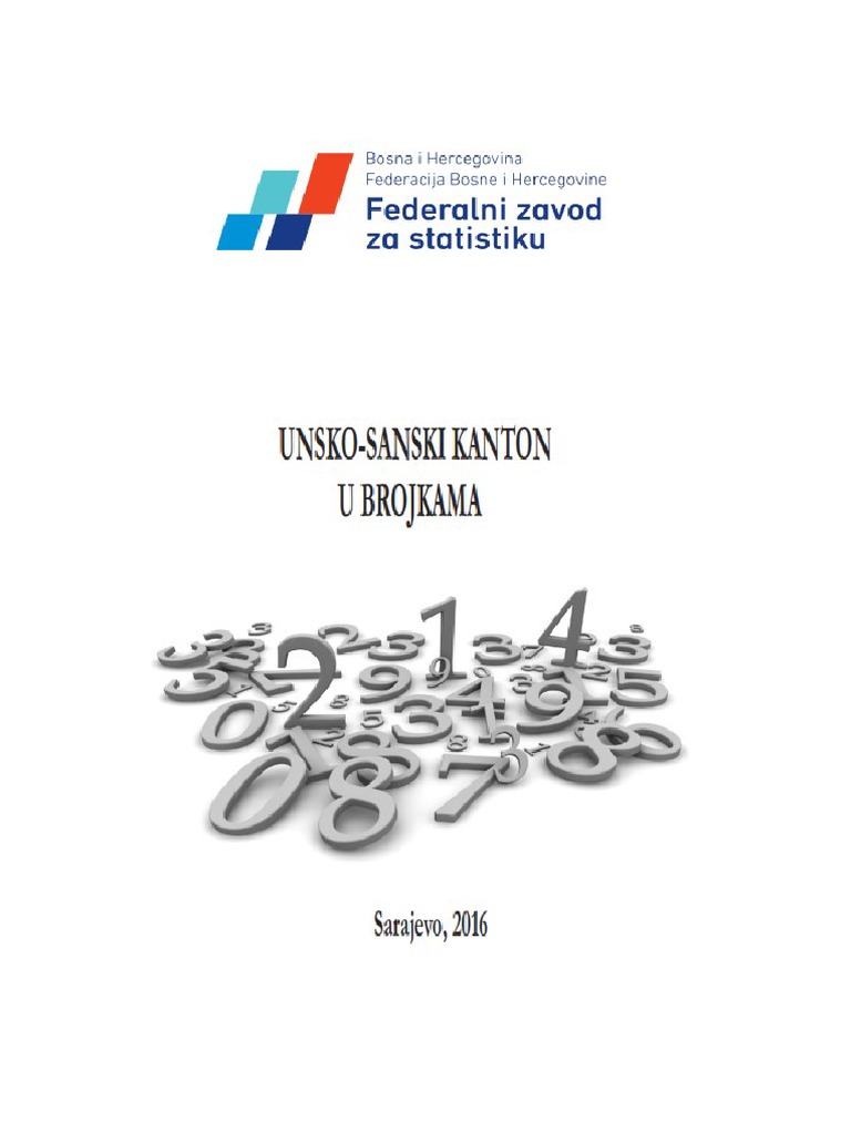 Unsko Sanski Kanton U Brojkama 2015 | PDF