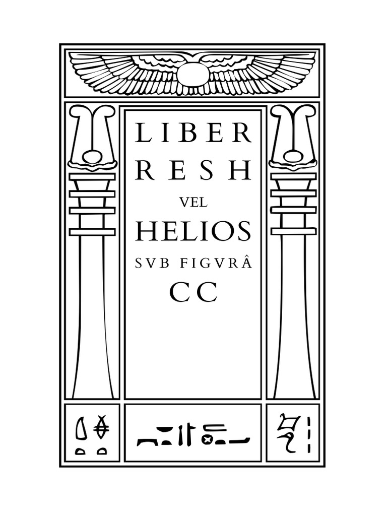 Crowley - Liber Resh vel Helios sub figurâ CC | Mythology | Religious Belief And Doctrine