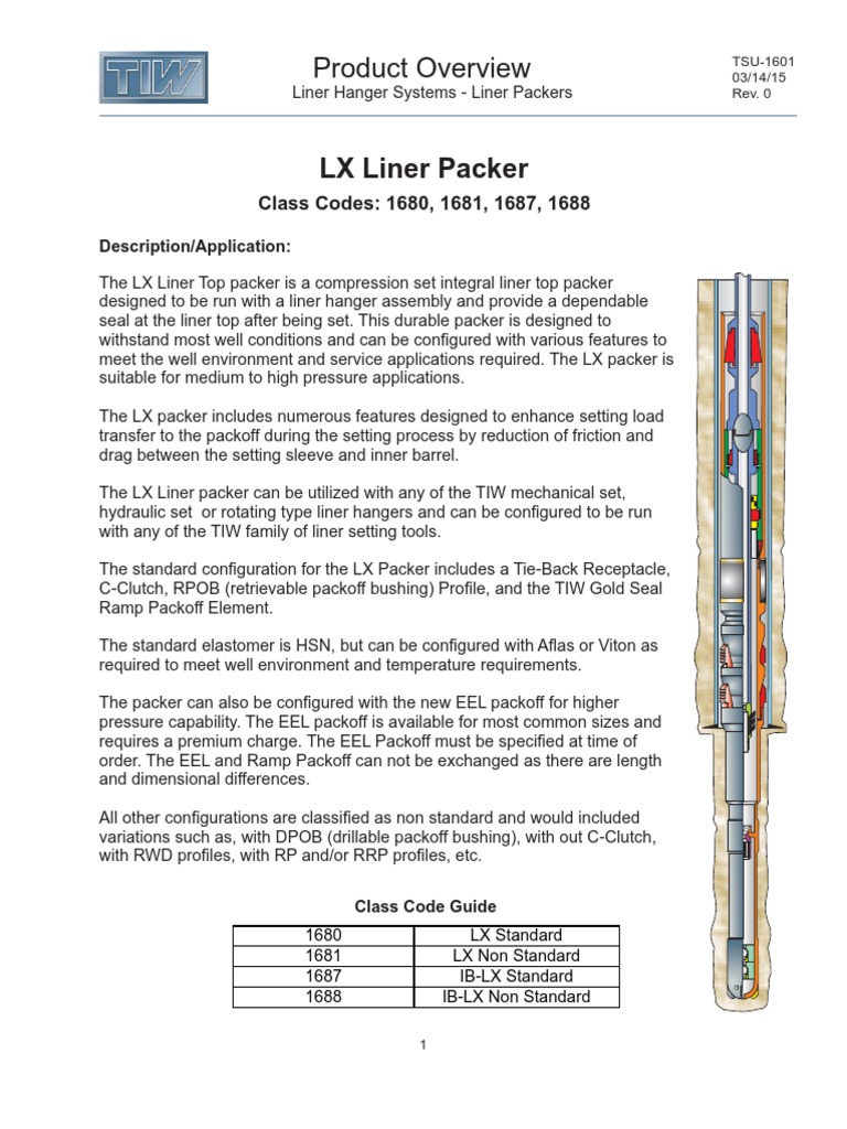 An Overview of the LX Liner Packer System: Features, Applications, and ...