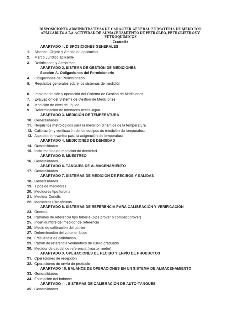 Disposiciones Administrativas de Carácter General en Materia | PDF ...