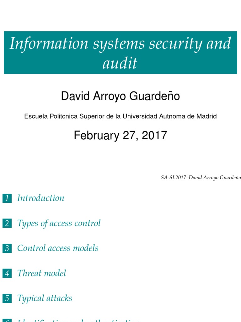 Irav Uam Slides | PDF | Denial Of Service Attack | Password