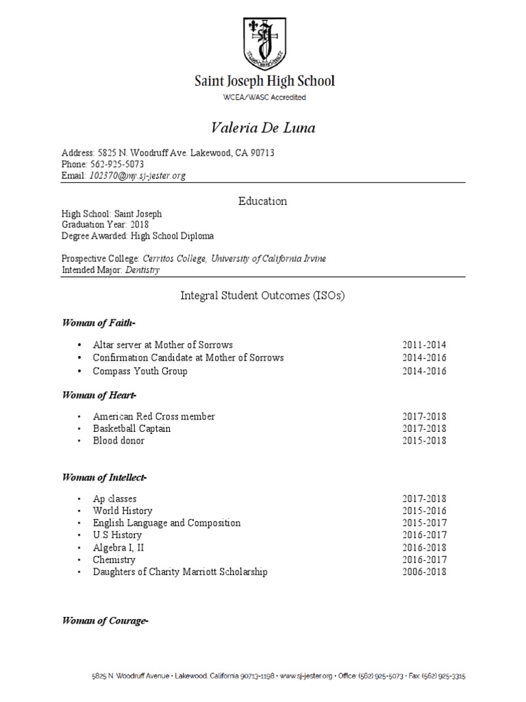 Isos Resume 2018 | PDF