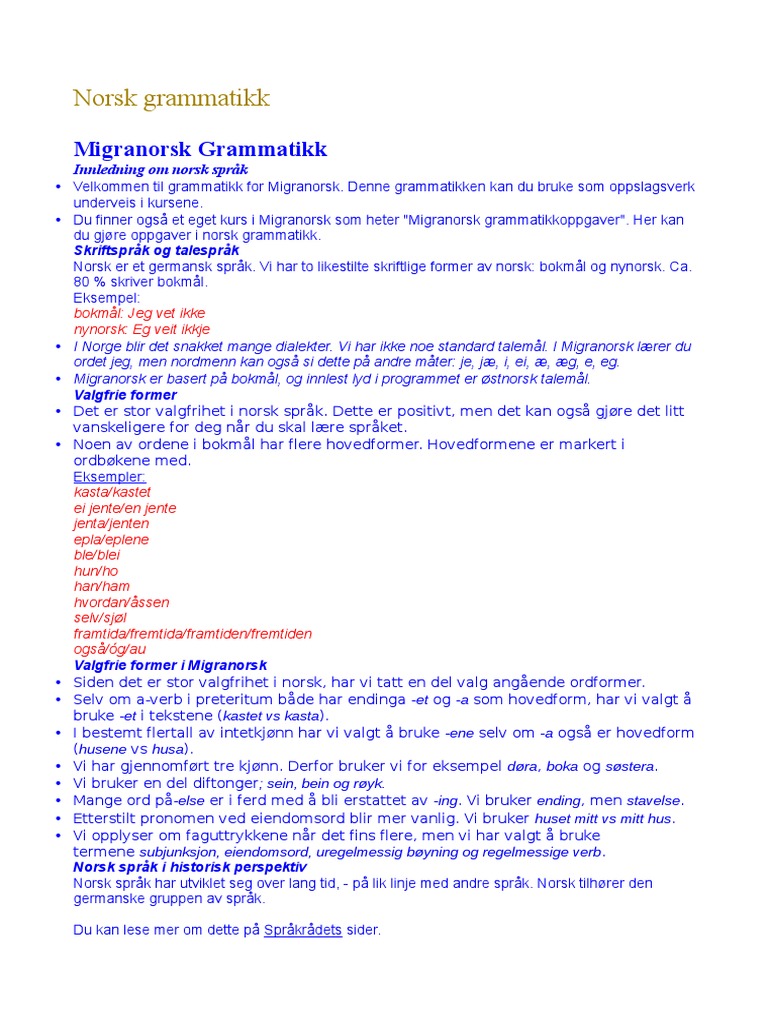 79 Super-Norsk-Grammatikk PDF | PDF