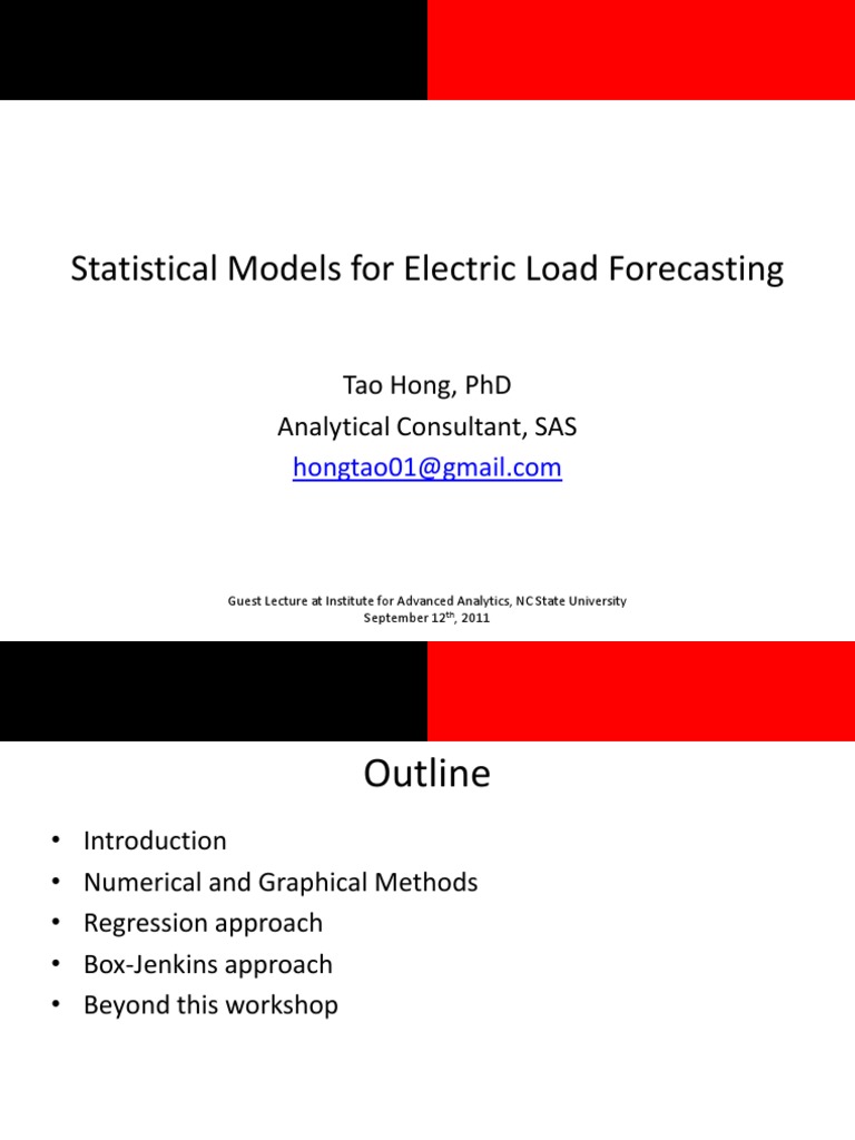 Ms A 2011 Load Forecasting Workshop | PDF | Regression Analysis ...