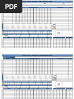 Bocce Score Sheet | PDF