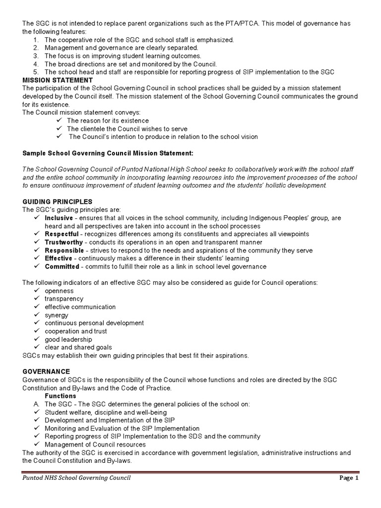 SGC Manual | PDF | Committee | Evaluation