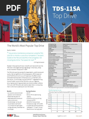 Manual Sistema Top Drive TDS-11SA PDF PDF Mechanical, 57% OFF