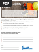 Safety Pledge - English | PDF | Career & Growth | Business