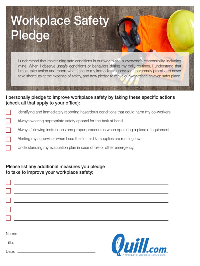 Safety Pledge | PDF