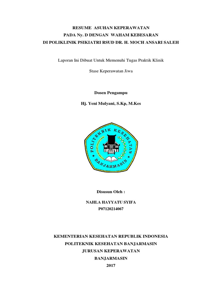 Resume Askep Waham | PDF