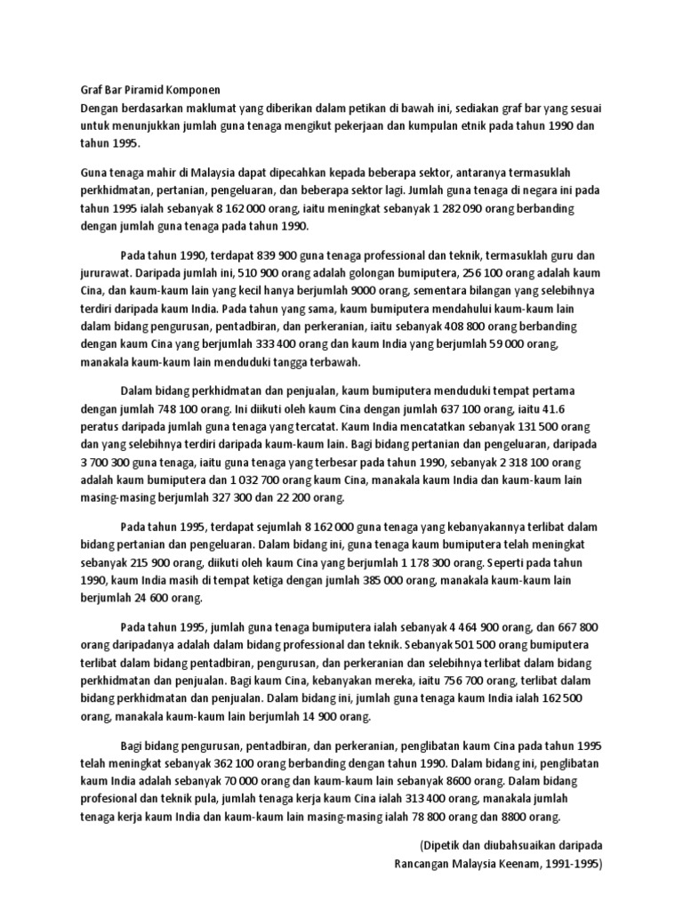 Graf Bar Piramid Komponen | PDF