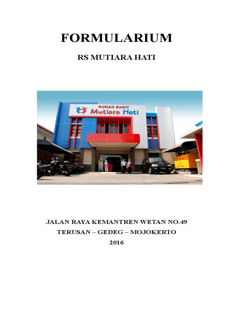 Cover Formularium Rumah Sakit | PDF