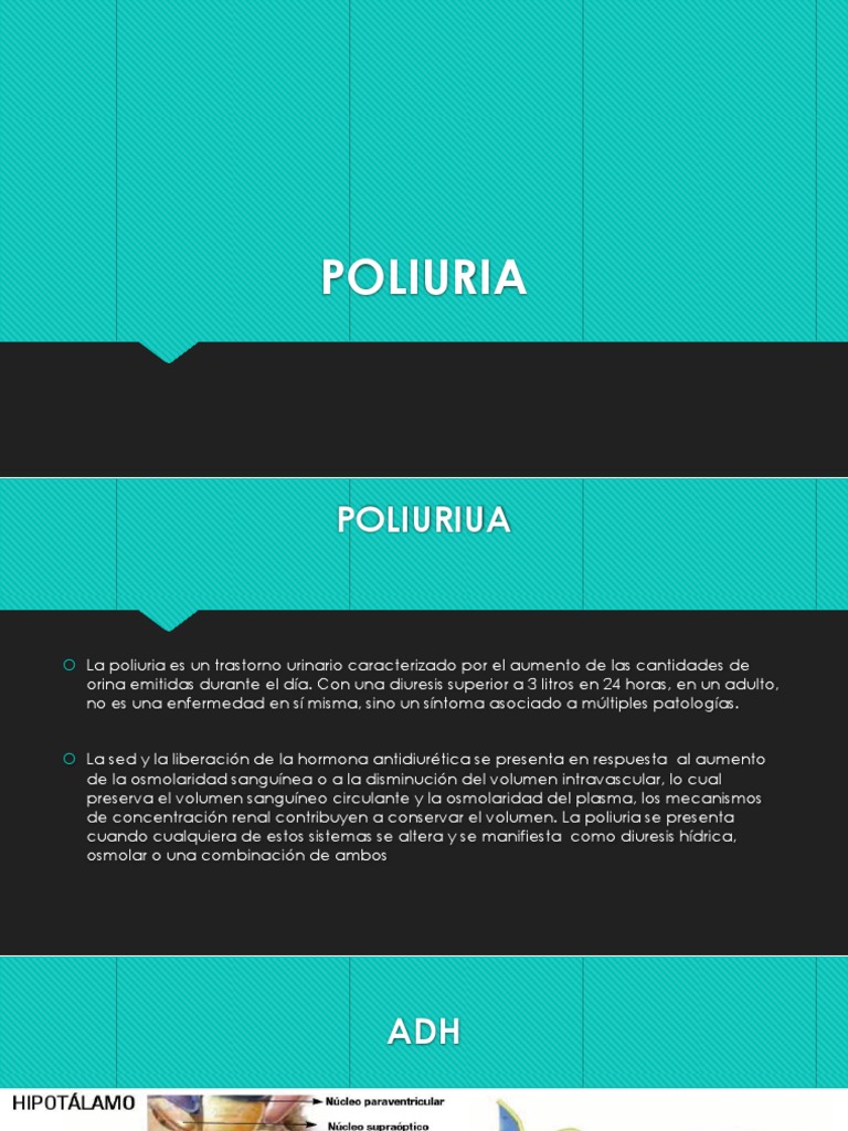 Poliuria | PDF | Sistema urinario | Diabetes mellitus