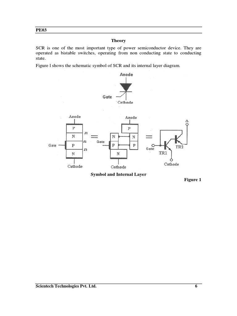 SCR Characteristics | PDF | Power Electronics | Materials