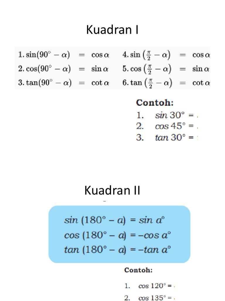 Kuadran I | PDF