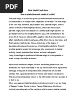 Khamis-Roche Formula Coefficients | PDF