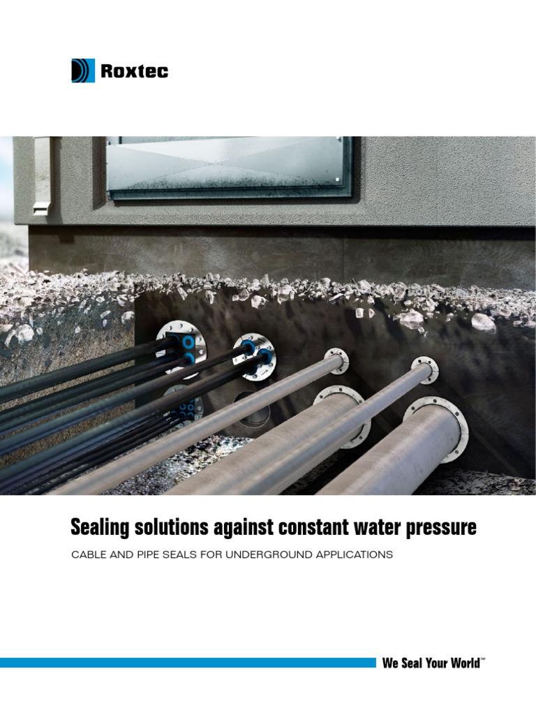 Roxtec UG Solutions Brochure en | PDF | Pipe (Fluid Conveyance) | Building Engineering